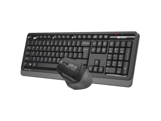 A4-FG1035 A4Tech Fstyler Bezicna tastatura YU-LAYOUT + bezicni mis USB, Grey