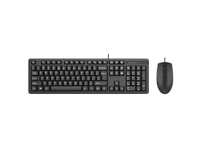 A4-KRS-3330 A4Tech tastatura YU-LAYOUT + mis USB, Grey