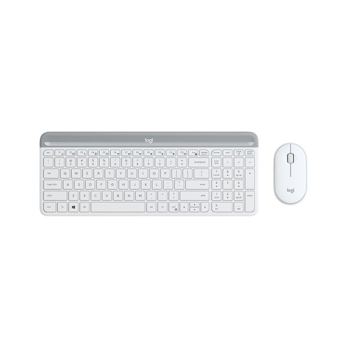 Tastatura + miš Logitech MK470 Wireless Slim US White
