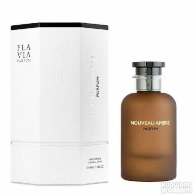 FLAVIA Nouveau Ambre Eau de Parfum Unisex Fragrance, 100 ml