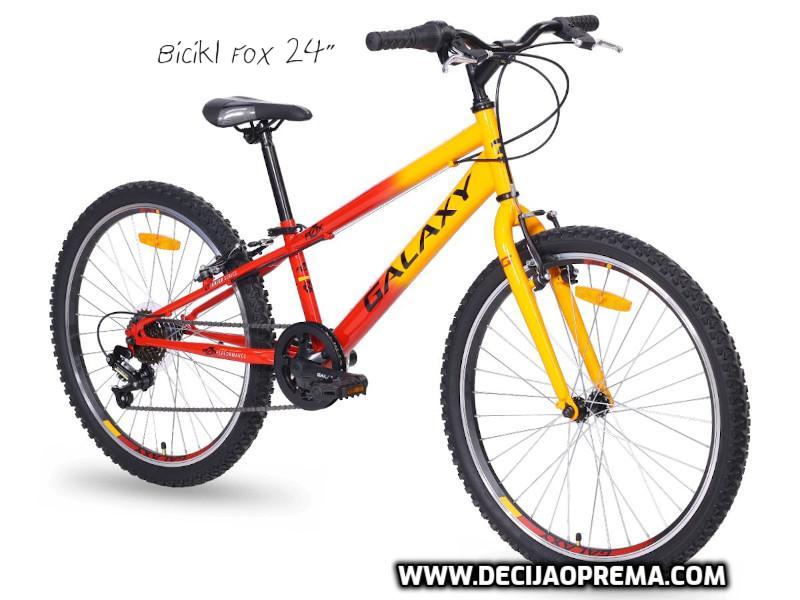 Bicikl FOX 4.0 24″/7 crveno narandžasta
