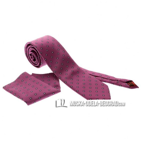 Ljubicasta kravata sa detaljima