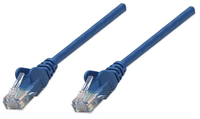 Kabl Intellinet Patch, Cat6 compatible, U/UTP, 1m, plavi 342575