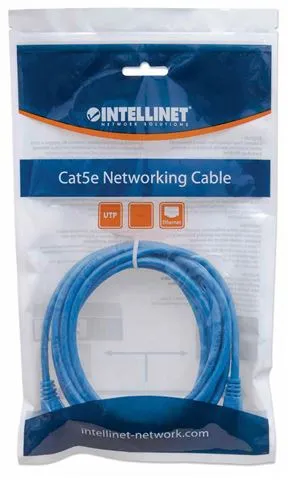 Kabl Intellinet Patch, Cat6 compatible, U/UTP, 1.5 m, plavi 342582