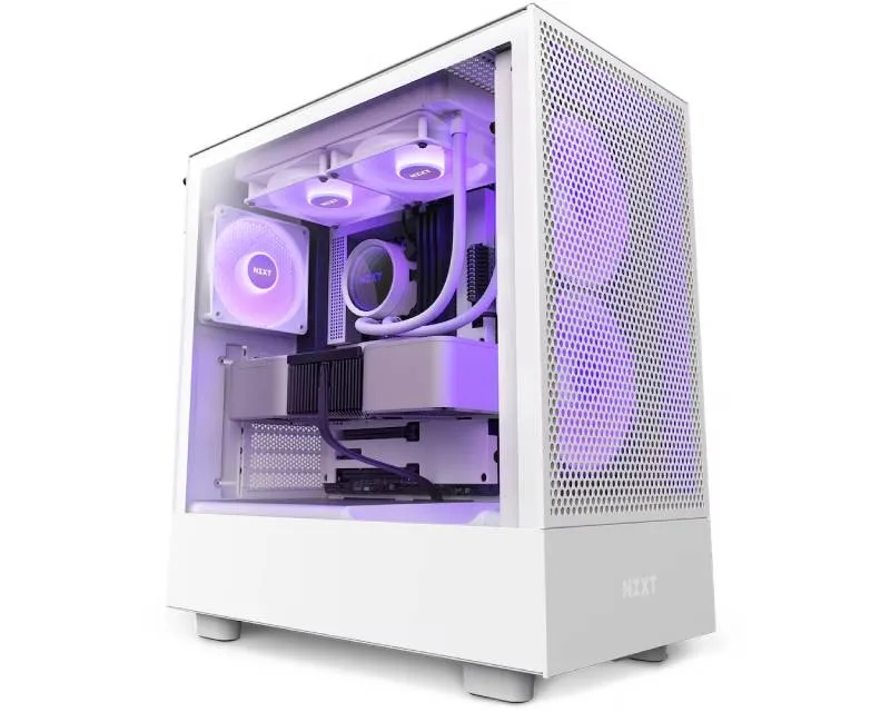 NZXT H5 Flow RGB Gaming kućište belo (CC-H51FW-R1)