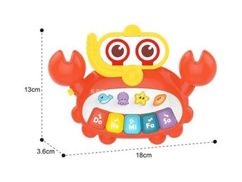 BBO Toys Igračka muzički instrument - Crab 18m+ (HE0535)