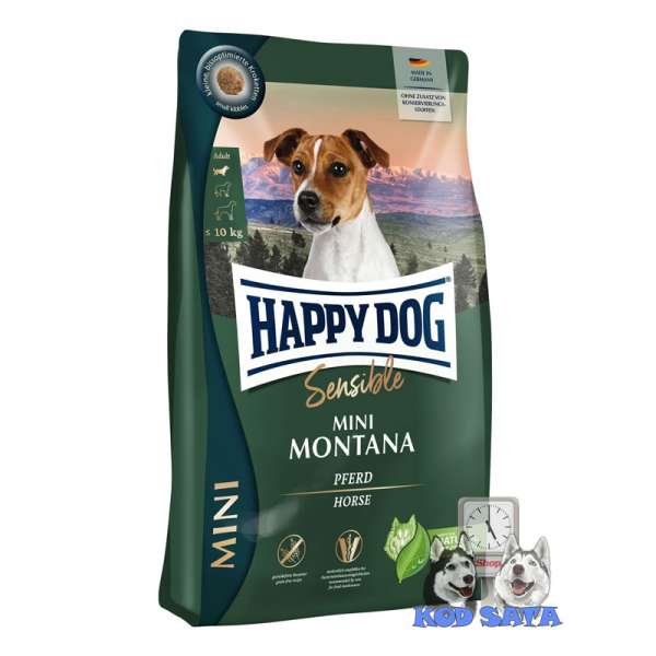 Happy Dog Sensible Mini Montana Hrana Za Pse, Konjetina