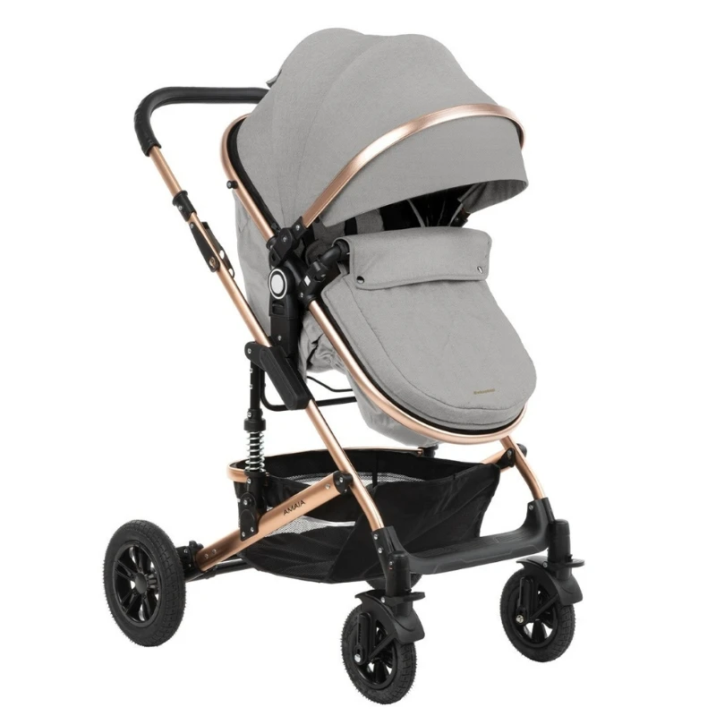 Kikka Boo Amaia Premium kombinovana kolica za bebe Light Grey