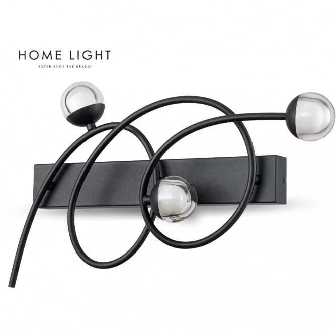 LUNA 323 ZIDNA LAMPA 11W 3000K CRNA