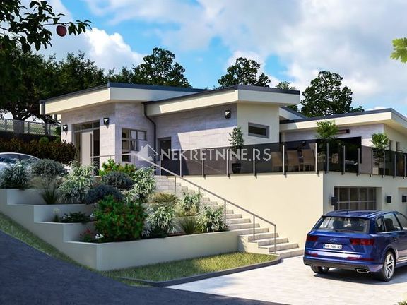 Prodaje se novoizgrađena kuća u Rakovcu moderne arhitekture okružena zelenilom
