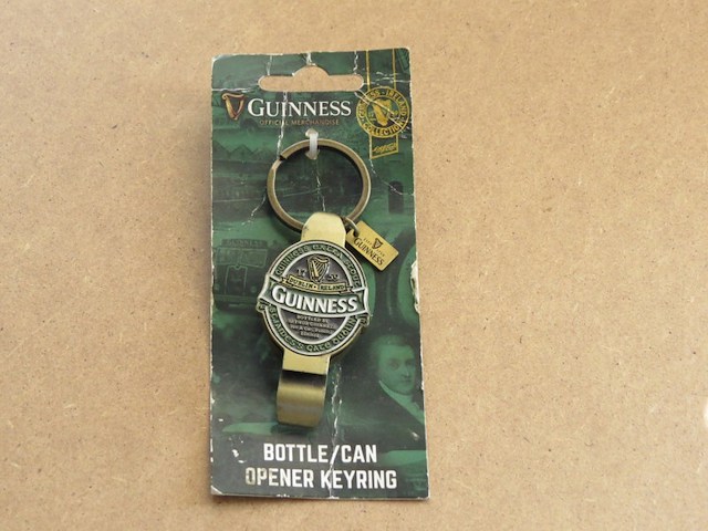 Guinness Bottle Opener Keyring