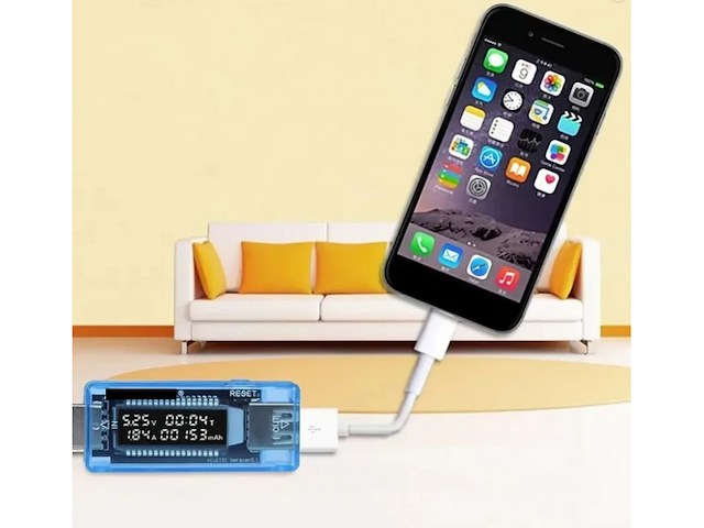 USB tester napon struja kapacitet baterije vreme punjen