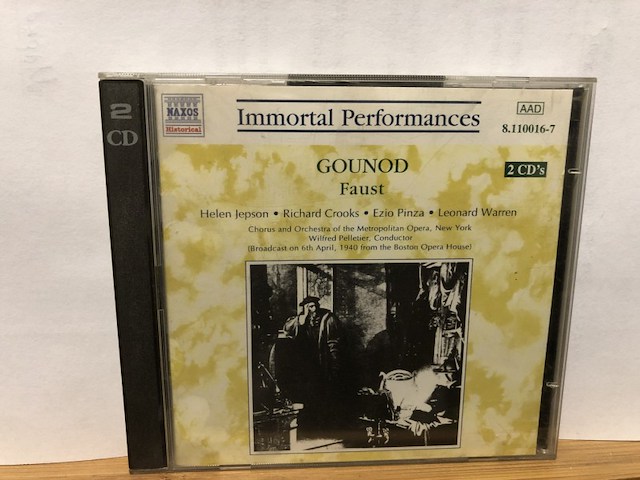 Gounod, Helen Jepson, Richard Crooks, Ezio Pinza,