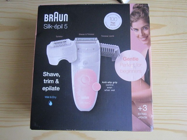 Epilator BRAUN Silk-Epil 5 - kao NOV