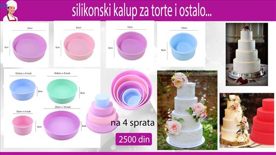 silikonski kalup za tortu