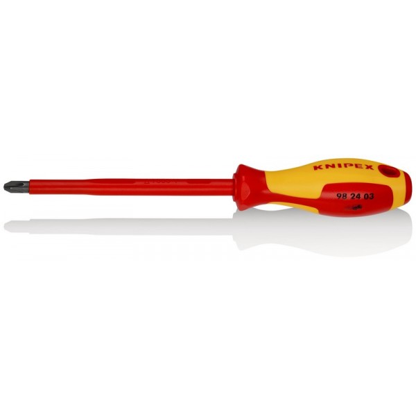 KNIPEX ODVIJAČ KRSTASTI PH3 1000V 98 24 03