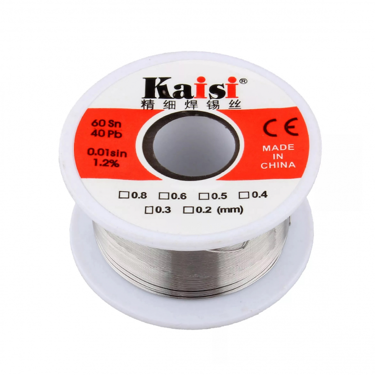 Kalaj zica Kaisi 0.4mm/Sn60%/Pb40%/Flux (fluks) 1.2%