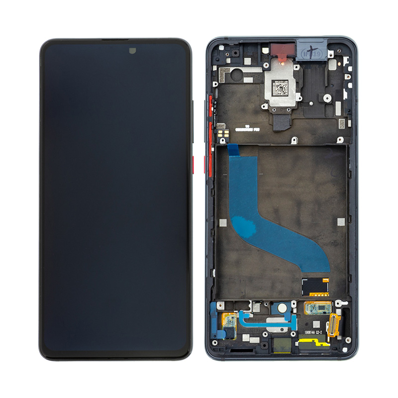 LCD Displej / ekran za Xiaomi Redmi K20/K20 Pro/Mi 9T/Mi 9T Pro + touchscreen + frame Crni TFT