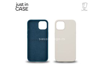 JUST IN CASE 2u1 Extra case MIX za iPhone 13/ teget/krem