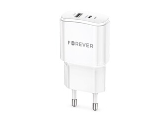 Forever punjač TC01-20AC 1xUSB + 1xUSB-C 20W PD QC