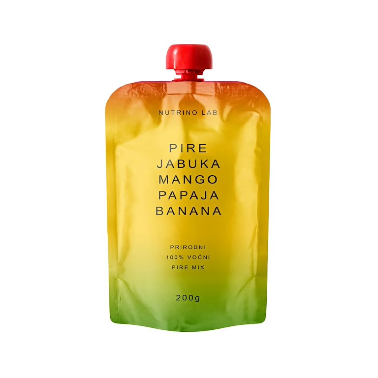 Nutrino Lab Fruit Snack Pire Jabuka, Mango, Marakuja, Banana 200 g