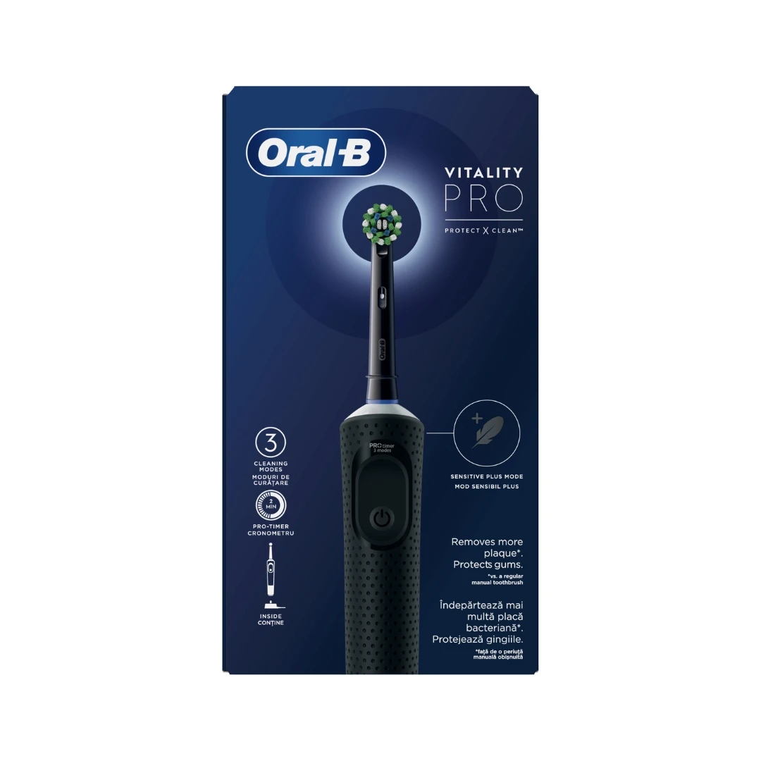 Oral-B® Vitality Perfect Clean Black Električna Četkica za Zube Crna