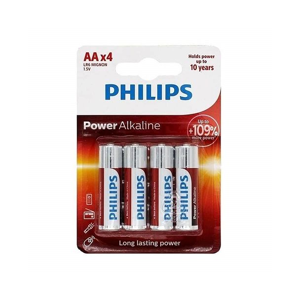 PHILIPS Baterija powerlife alkalne AA LR6 4 kom