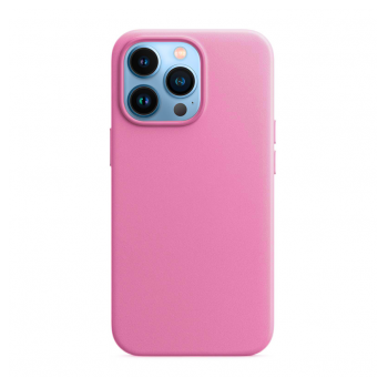 Maska Beautiful Shine Leather za iPhone 15 Pro pink