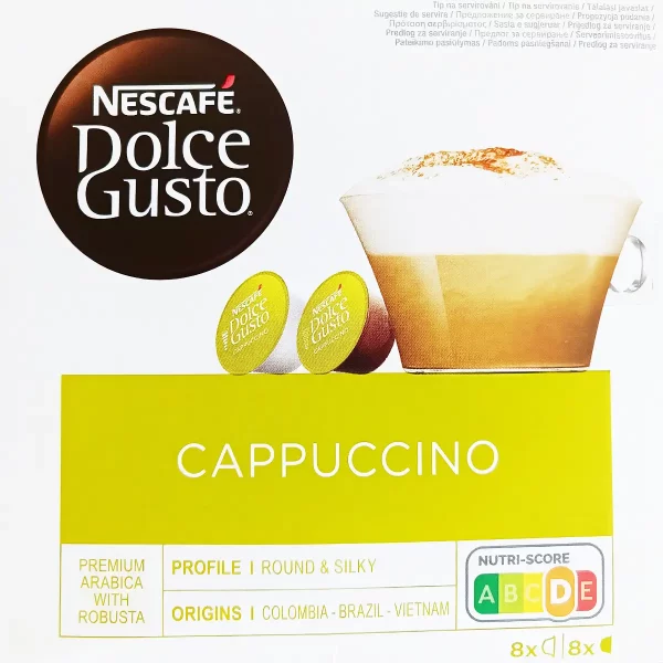 Dolce Gusto Cappuccino 16cap 186g