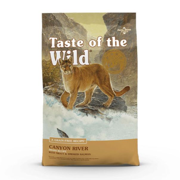 TASTE OF THE WILD Hrana za mačke pastrmka i divlji losos CANYON RIVER FELINE 6.6kg