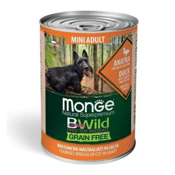 Monge Bwild Mini adult Duck 400gr