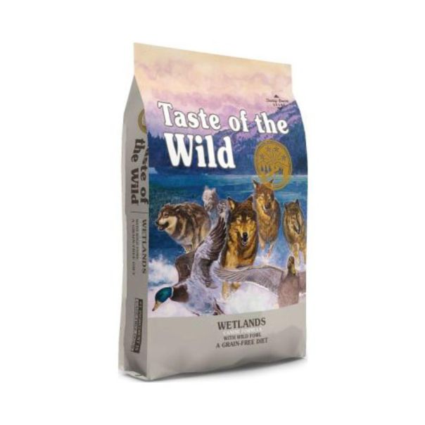 TASTE OF THE WILD Hrana za pse pečeno meso divljih ptica WETLANDS DIVLJA PERAD 12.2kg