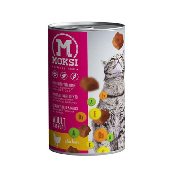 Moksi konzerva za macke sa piletinom 415gr