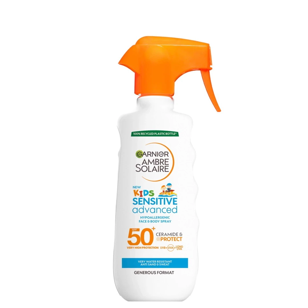 GARNIER AMBRE SOLAIRE KIDS SPREY SPF50+ 300ML SENSITIVE ADVANCED