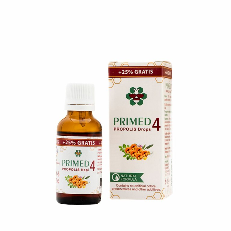 Primed 4 Propolis kapi 20ml+25ml gratis