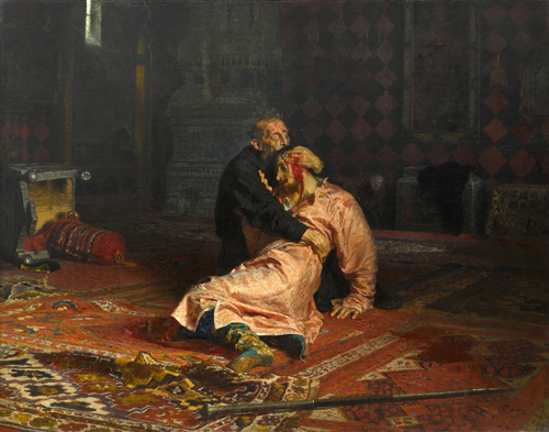 Ivan Grozni i njegov sin Ivan 16. novembra 1581. (1885)
