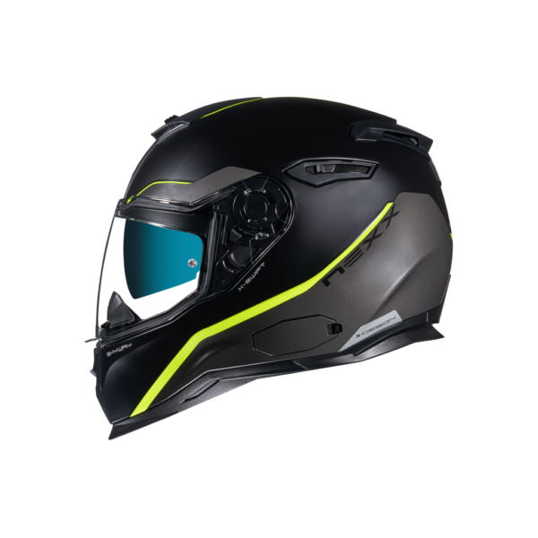 Kaciga NEXX SX.100 Skyway Black Neon MT