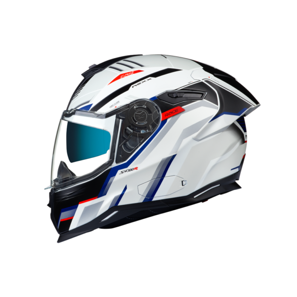 Kaciga NEXX SX.100R Gridline White Blue MT