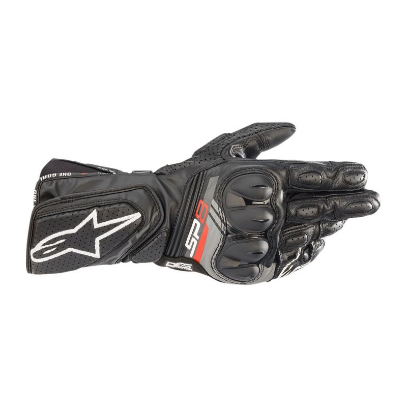 ALPINESTARS SP-8 V3 KOŽNE RUKAVICE CRN/BEL