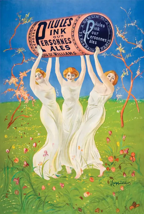 PINK PILLS FOR PALE PEOPLE (1910) - LEONETTO CAPPIELLO - POSTER