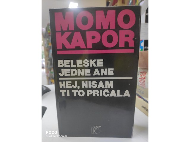 Beleške jedne Ane/Hej, nisam ti to pričala M.Kapor