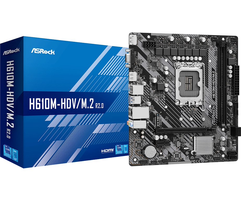 AsRock H610M-HDV/M.2 R2.0 matična ploča