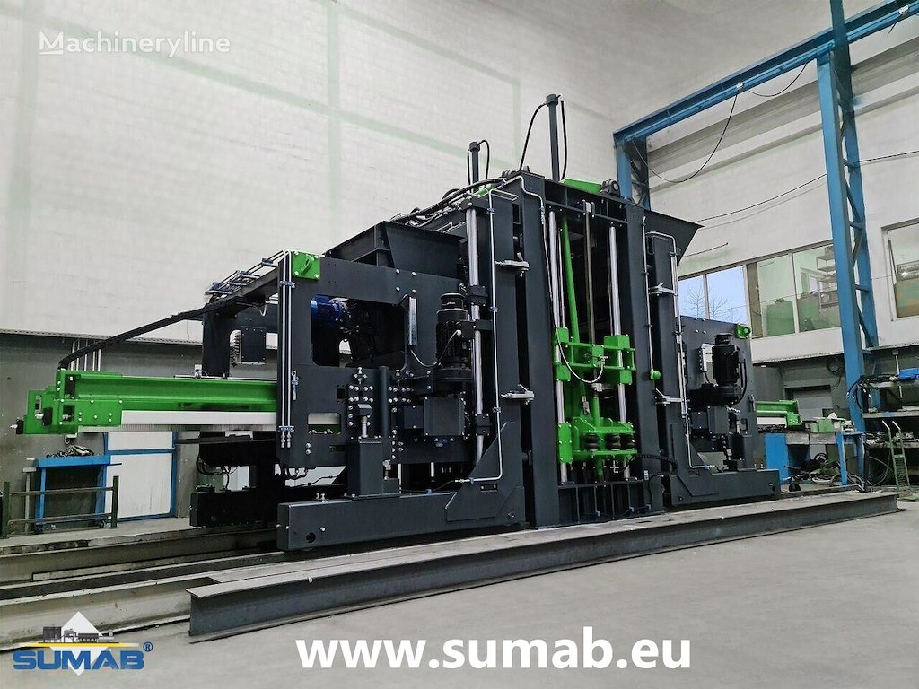 Nova Sumab R-1500 Concrete Block Making Machine oprema za proizvodnju betonskih blokova