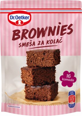 SMESA ZA KOLACE BROWNIES DR.OETKER 450G
SMESA ZA KOLACE BROWNIES DR.OETKER 450G