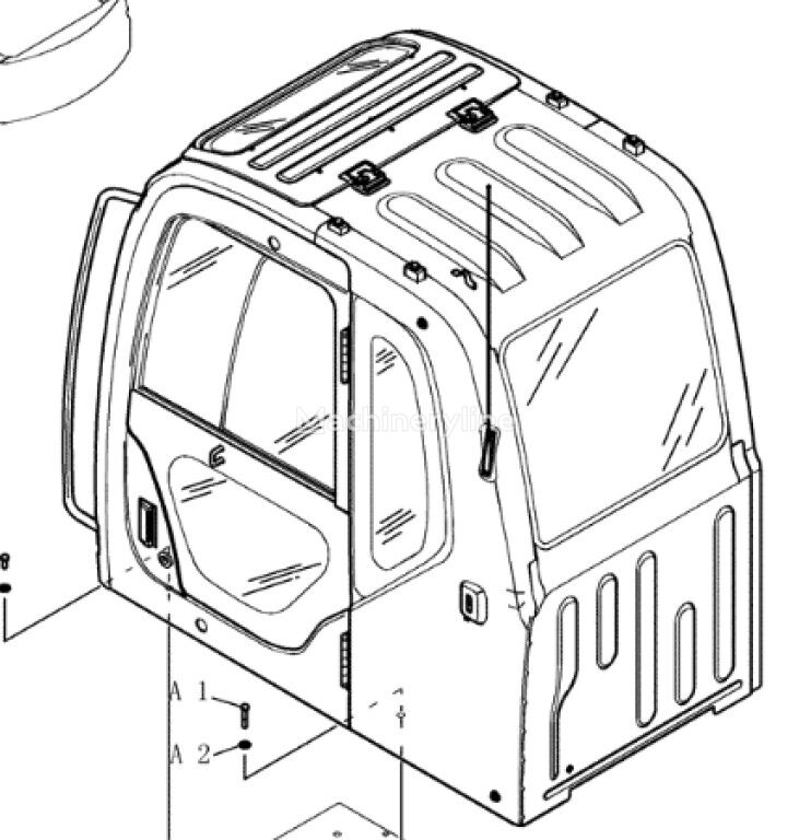 New Holland YN02C00131F1 YN02C00131F1 kabina za New Holland 200-8 SK210DLC-8 SK200D-8 SK210LC-8 bagera