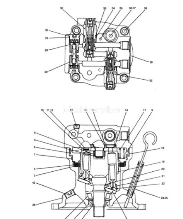 New Holland 72950197 72950197 hidraulični motor za Kobelco SK80CS-1E 80MSR-1E 70SR 70SR-1ES 80SMSR-1ES 80MSR 70SR-1 SK80CS mini bagera