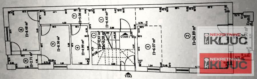 Trosoban stan, 90 m2, Centar, Generala Milojka Lešjanina ID: i-011728