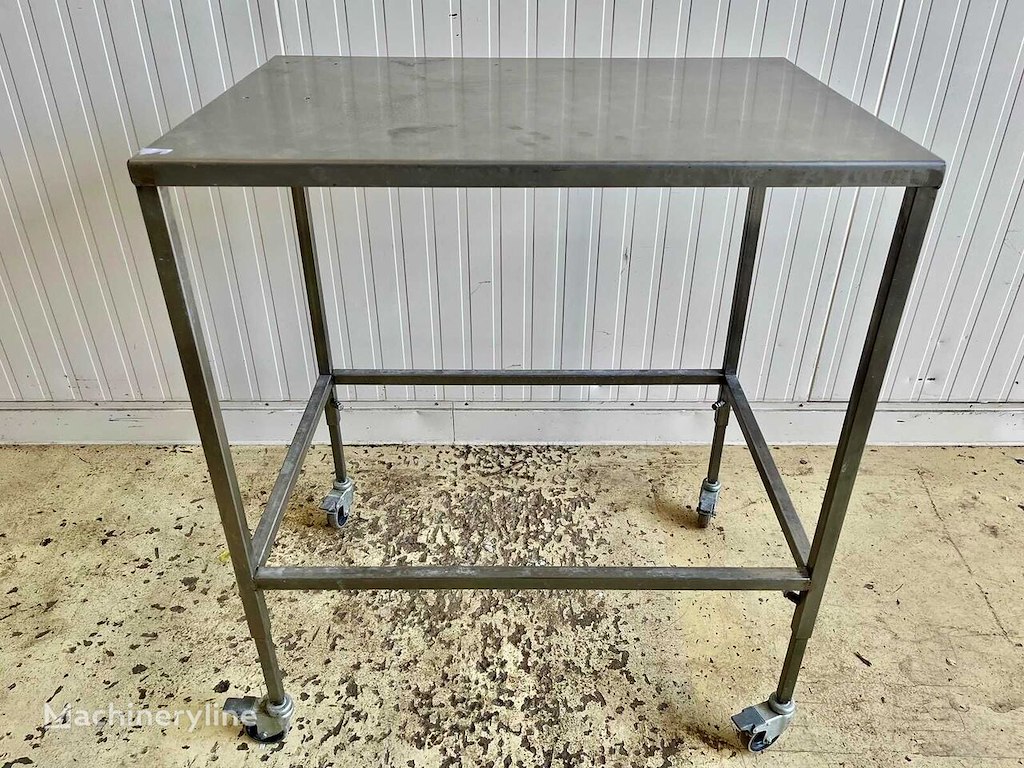 Prodaje se Mobiel stainless steel working table radni sto od nerđajućeg čelika na aukciji