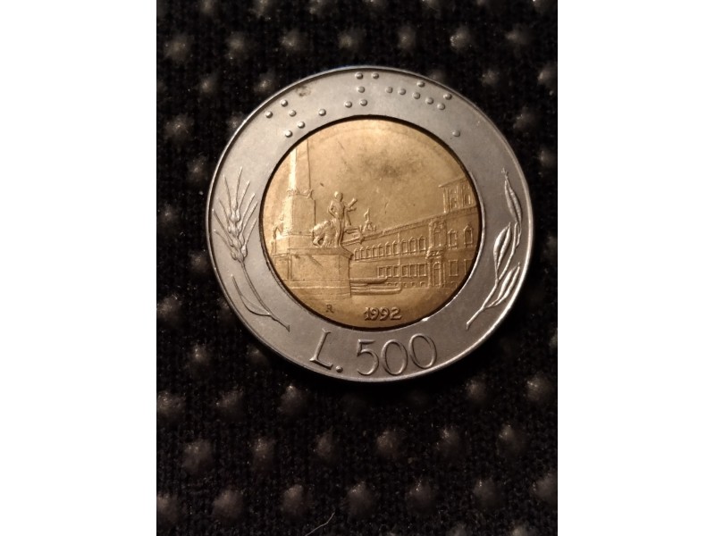 500 lire 1992 italija