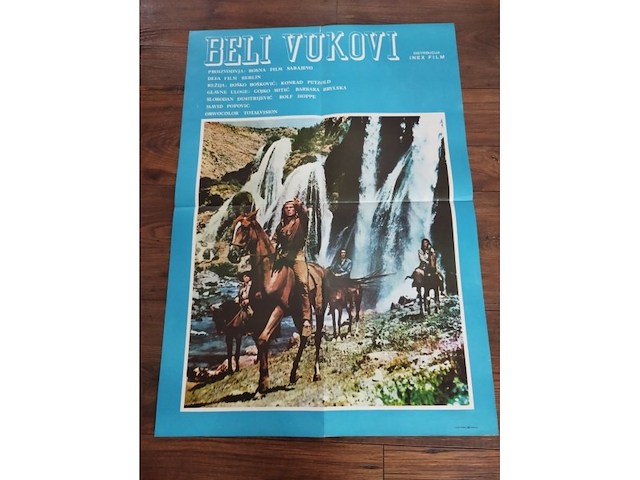 BELI VUKOVI   stari FILMSKI PLAKAT